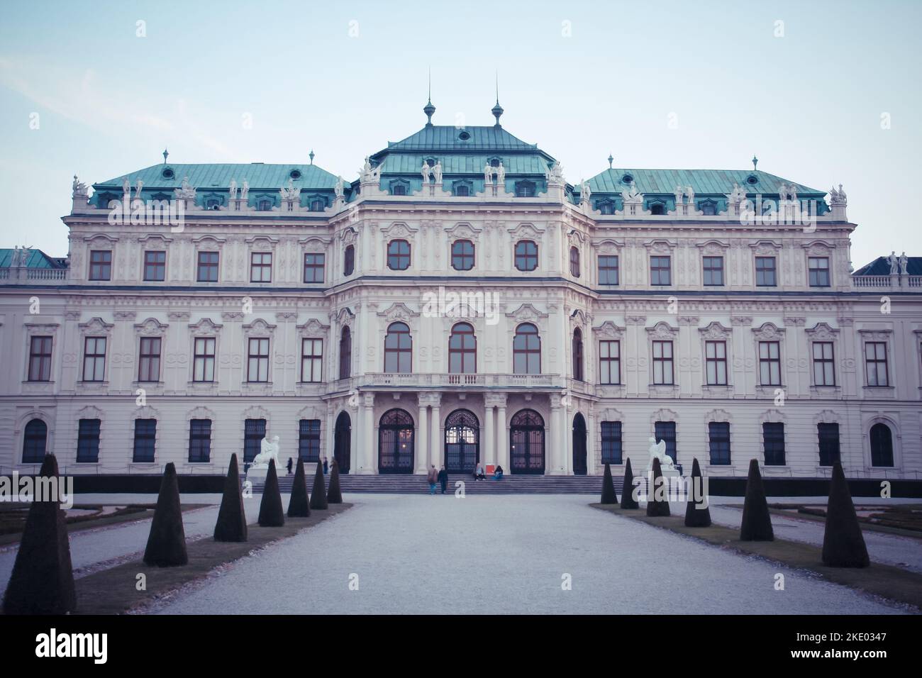 The Austrian Gallery Belvedere, Museum in Vienna, Austria Stock Photo ...