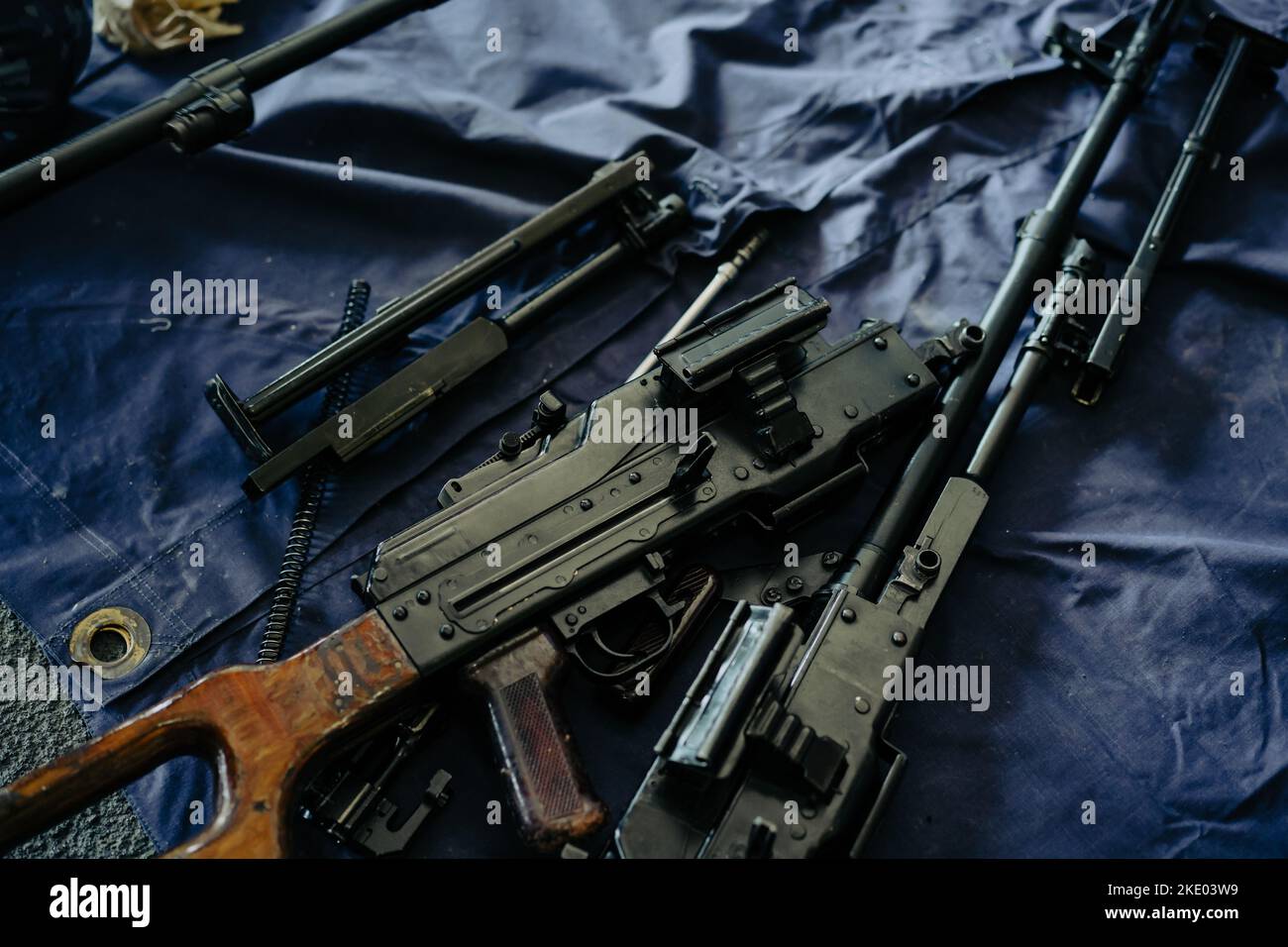 Disassembled machine gun hi-res stock photography and images - Alamy