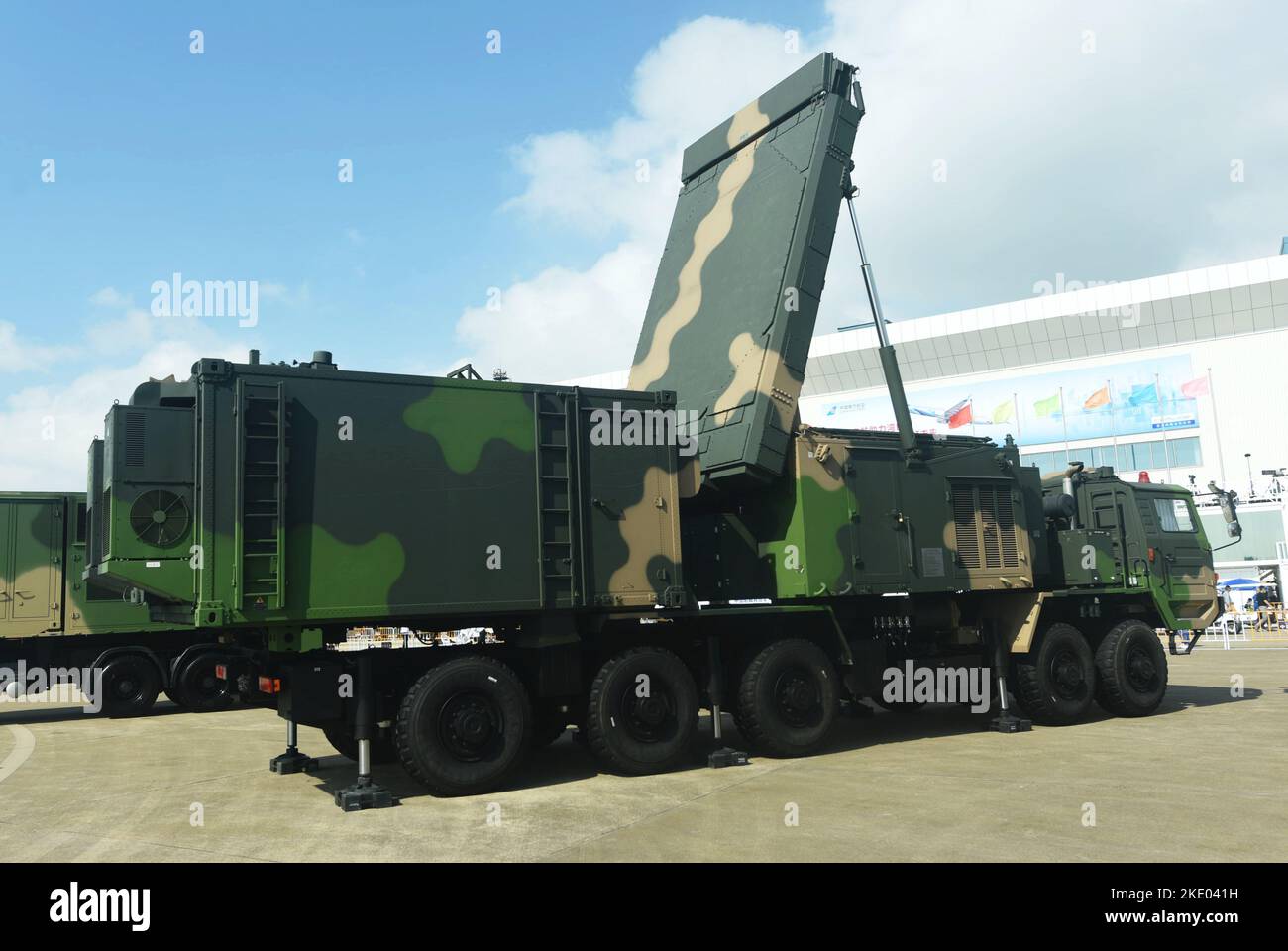 ZHUHAI, CHINA - NOVEMBER 9, 2022 - The HQ-9 system, a long-range air defense missile in service ...