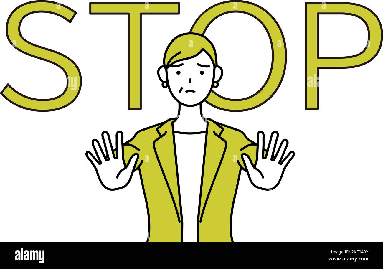 Simple line drawing illustration of a Senior woman in suit,female ...