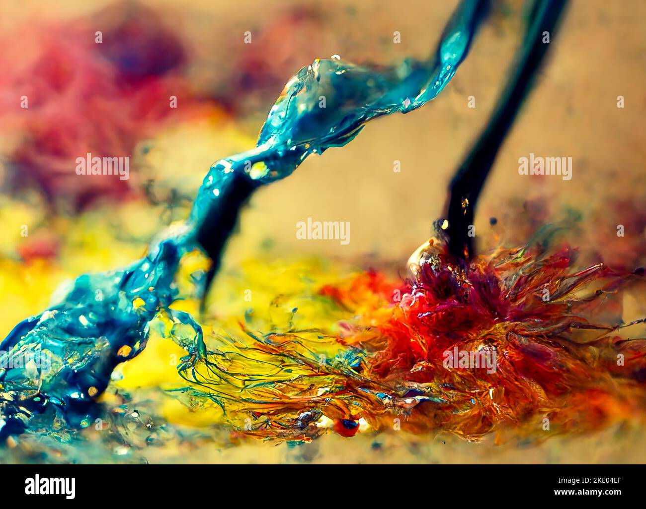 Abstract Colors Water Splash Background Stock Photo - Alamy