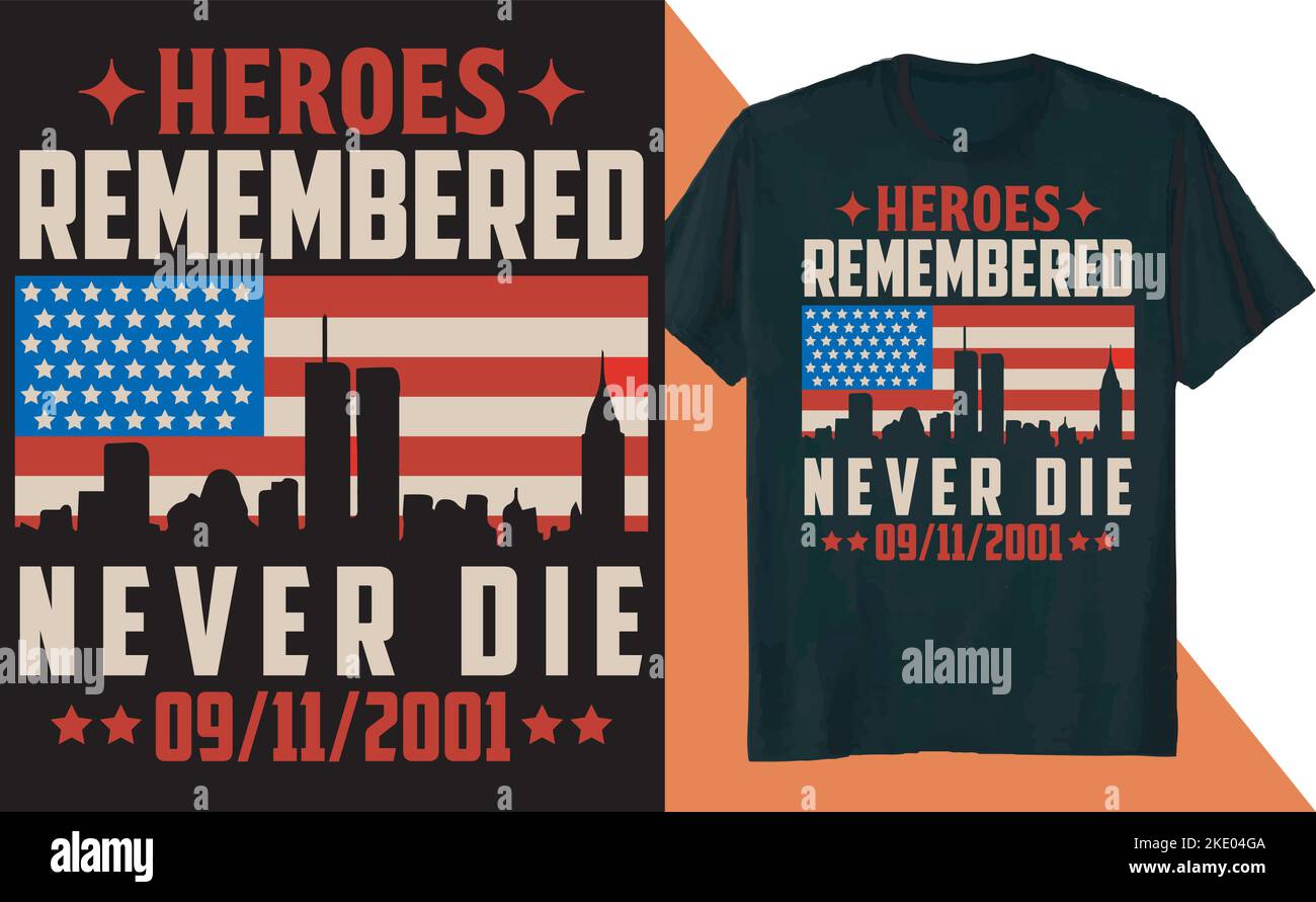 The icon with the text "Heroes remembered never die" and the USA flag ...