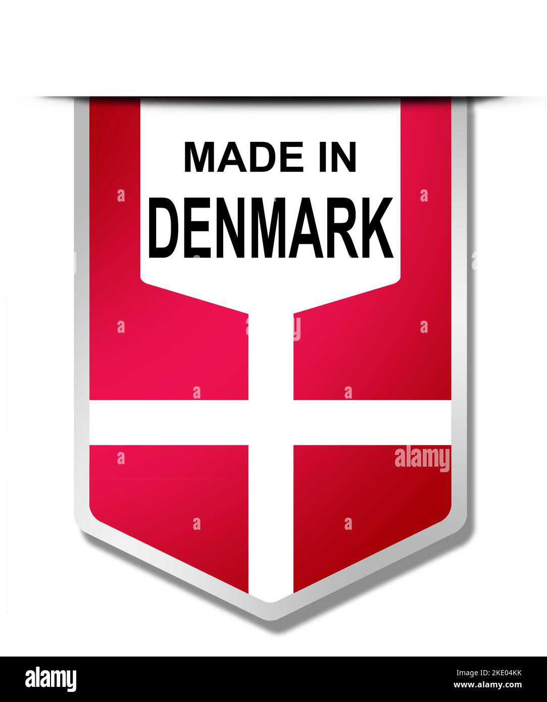 Made in denmark flag hi-res stock photography and images - Alamy