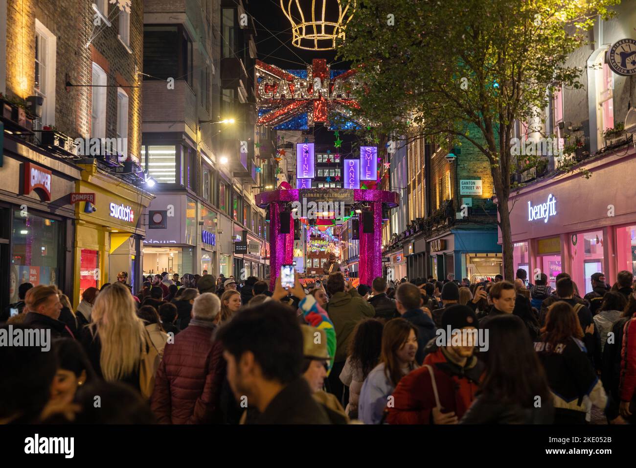 Carnaby Street's Christmas Lights installation "Carnaby Celebrates" is ...