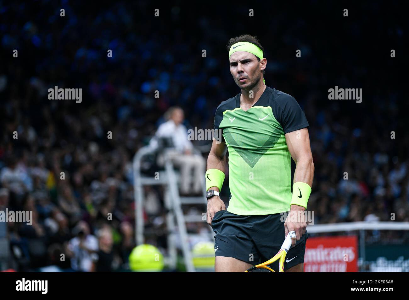 Rafael "Rafa" Nadal of Spain during the Rolex Paris Masters, ATP ...