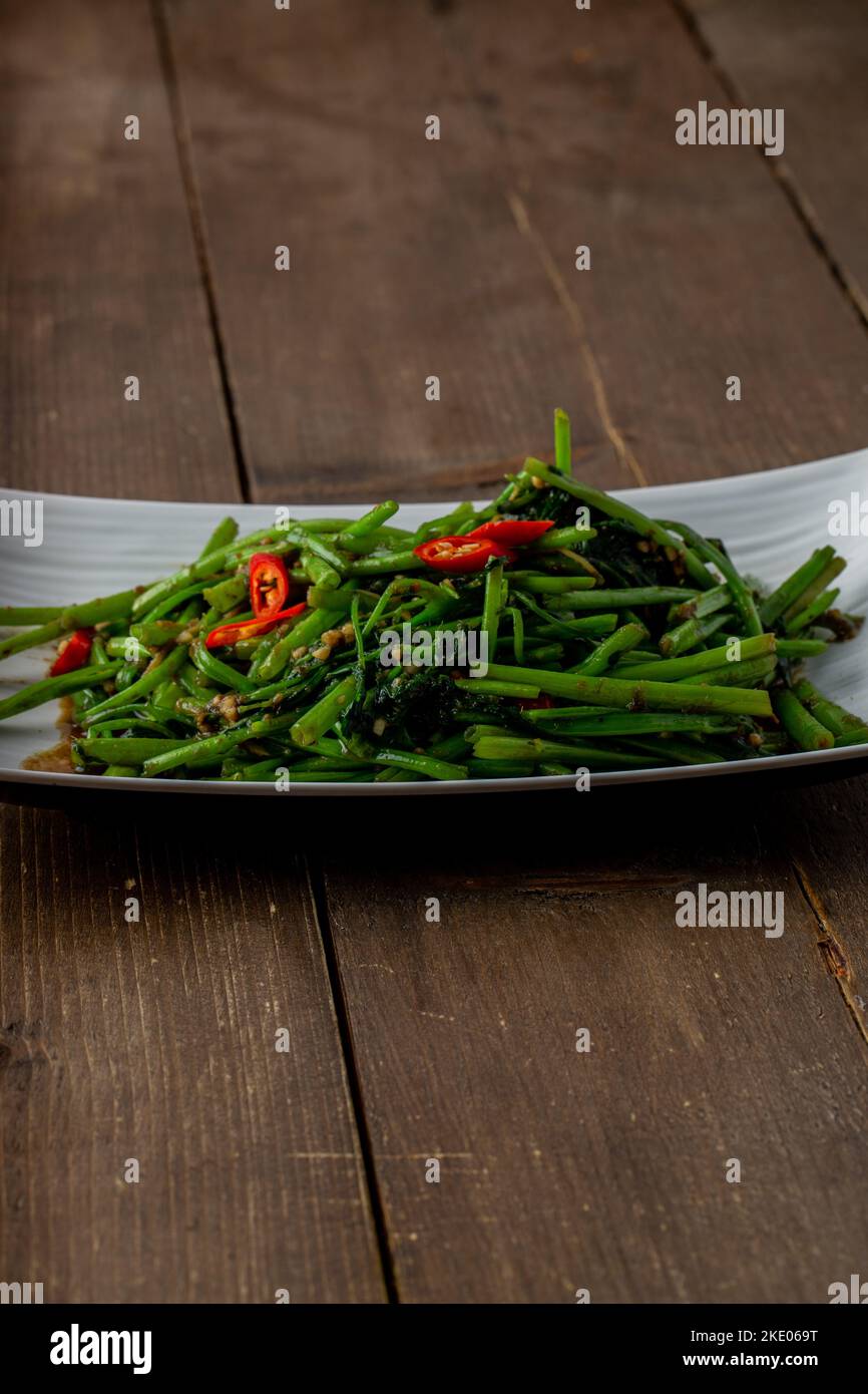A closeup shot of a salad with green beans Stock Photo - Alamy