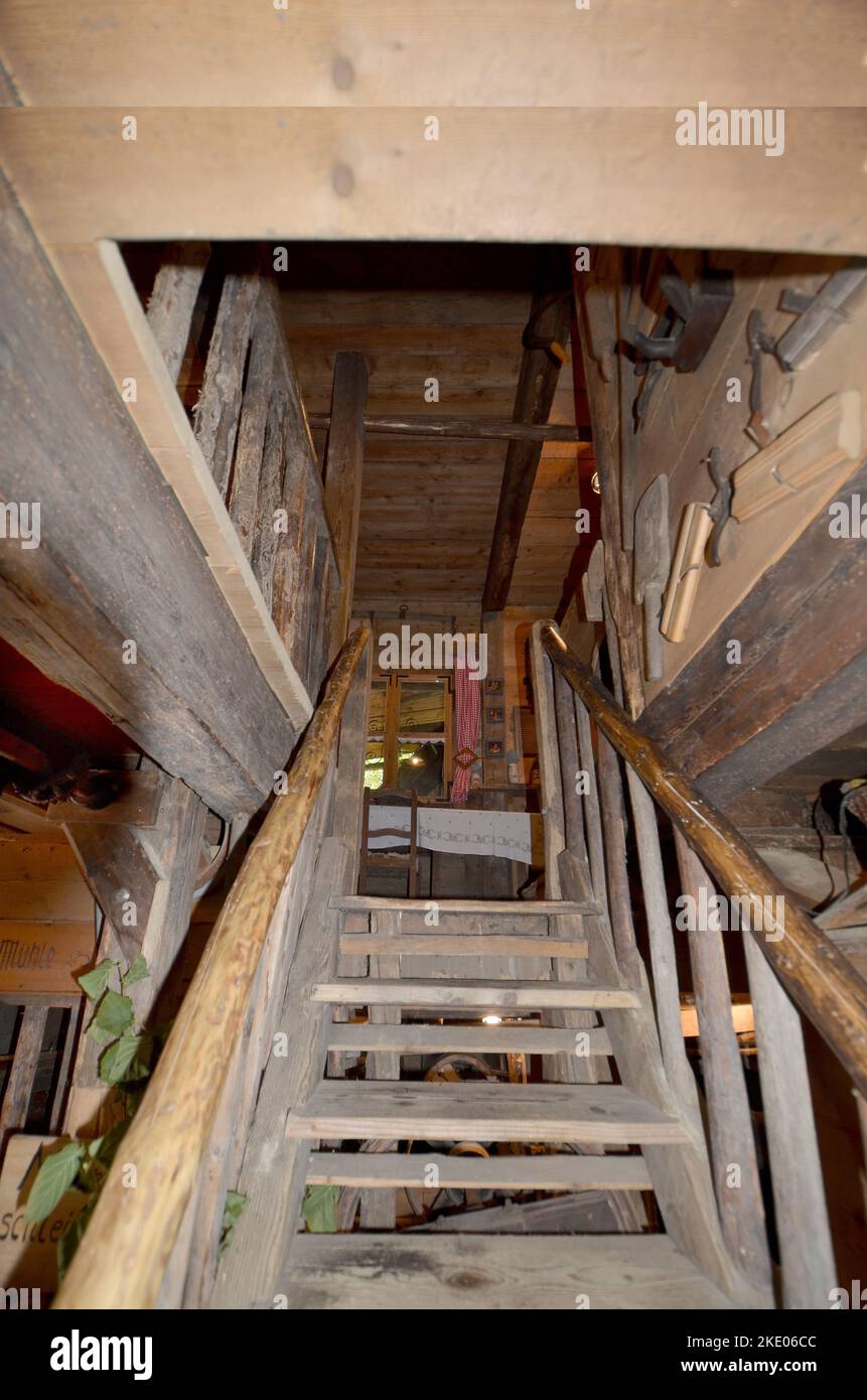 Water mill inside hi-res stock photography and images - Alamy