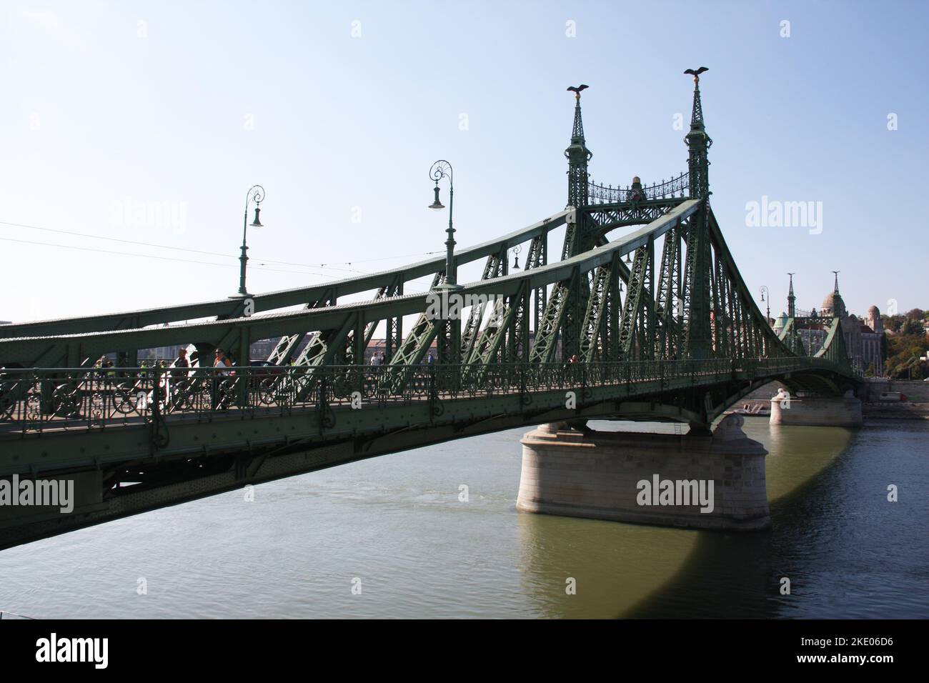 A view of the bridge in Budapest, Hungary Stock Photo - Alamy