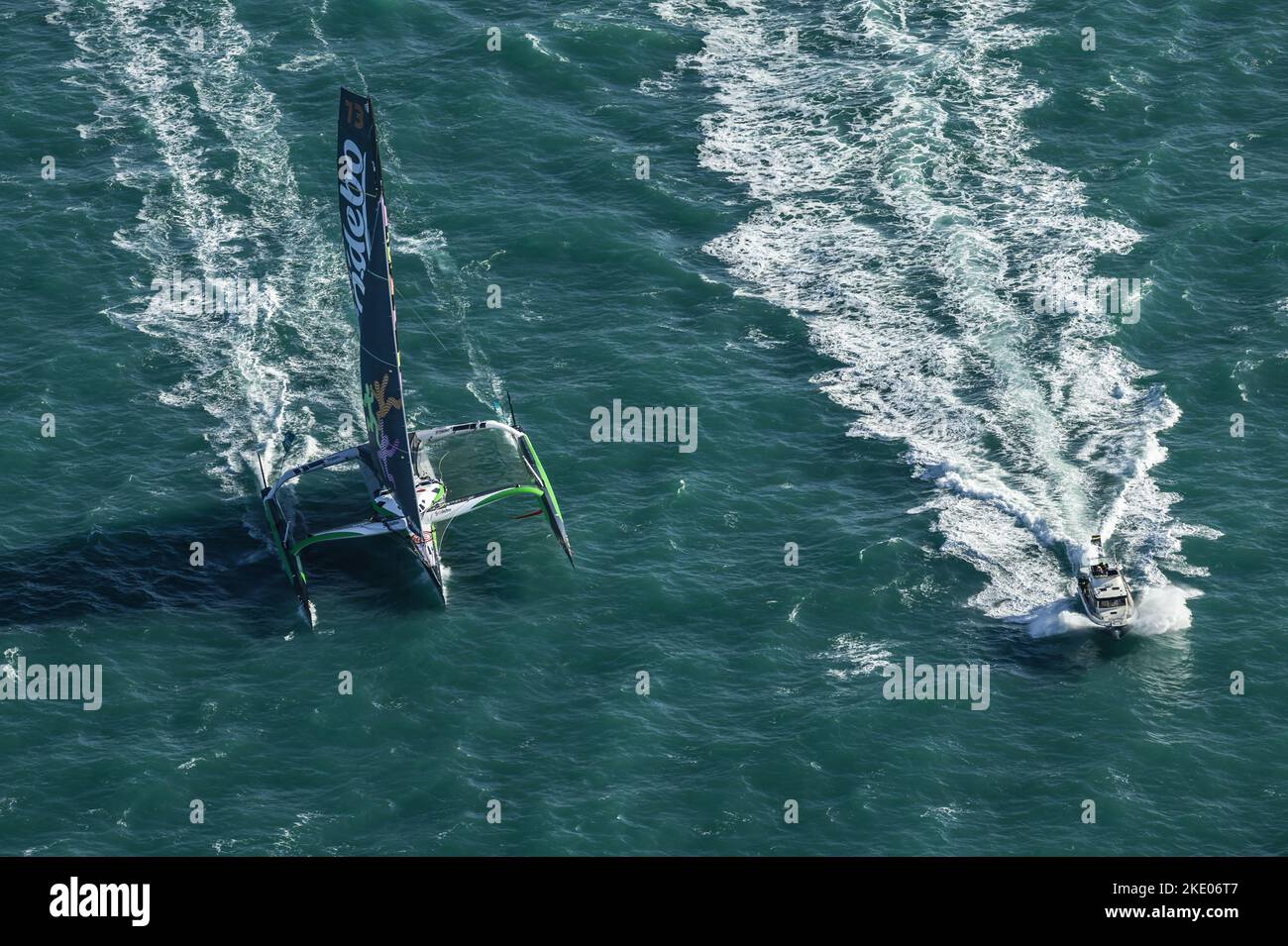 COVILLE Thomas - SODEBO ULTIM 3 - ULTIM 32/23 Start race during the ...