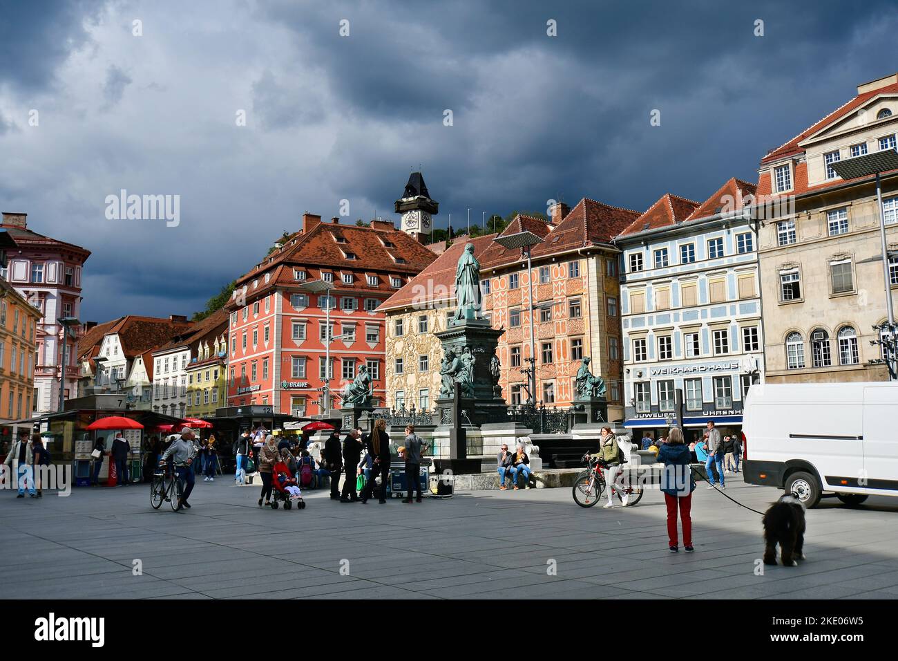 Graz baroque tower hi-res stock photography and images - Alamy