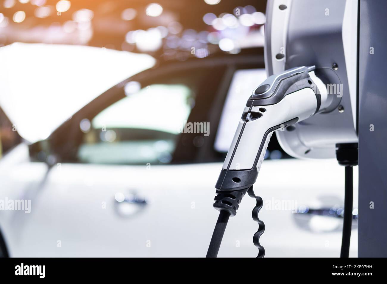 Closeup shot ev charger hi-res stock photography and images - Alamy