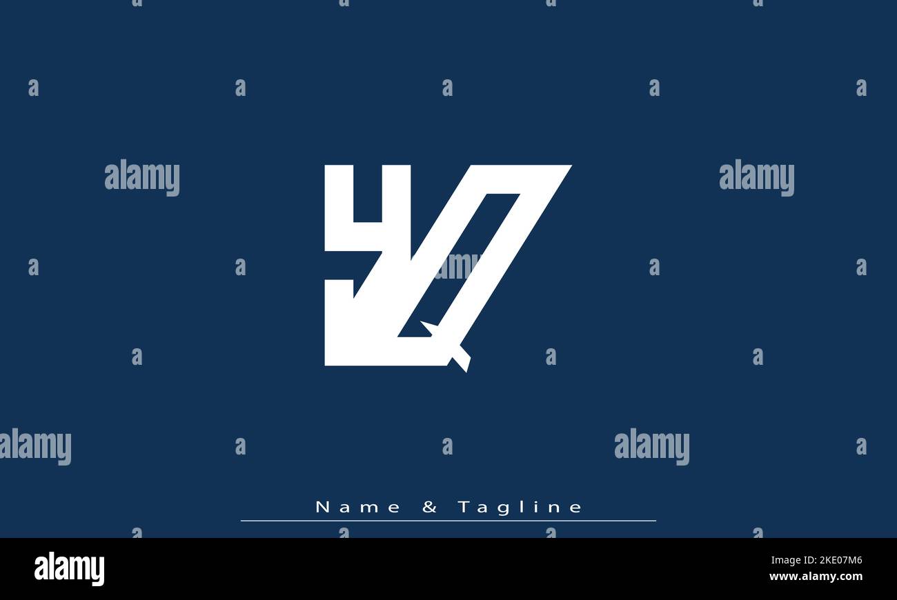 Alphabet letters Initials Monogram logo YQ , QY Stock Vector Image ...