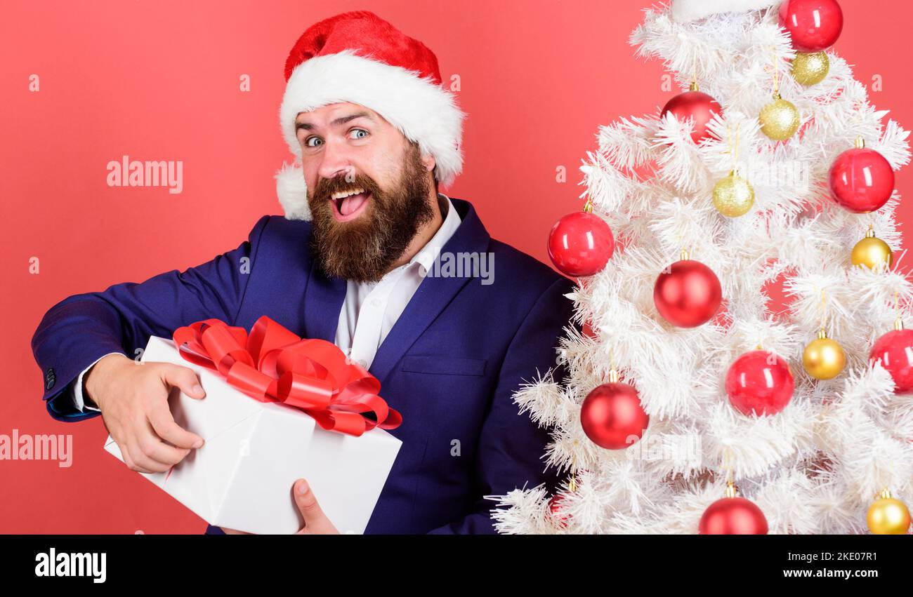 Gift service concept. Send or receive christmas present. Quick gift ...