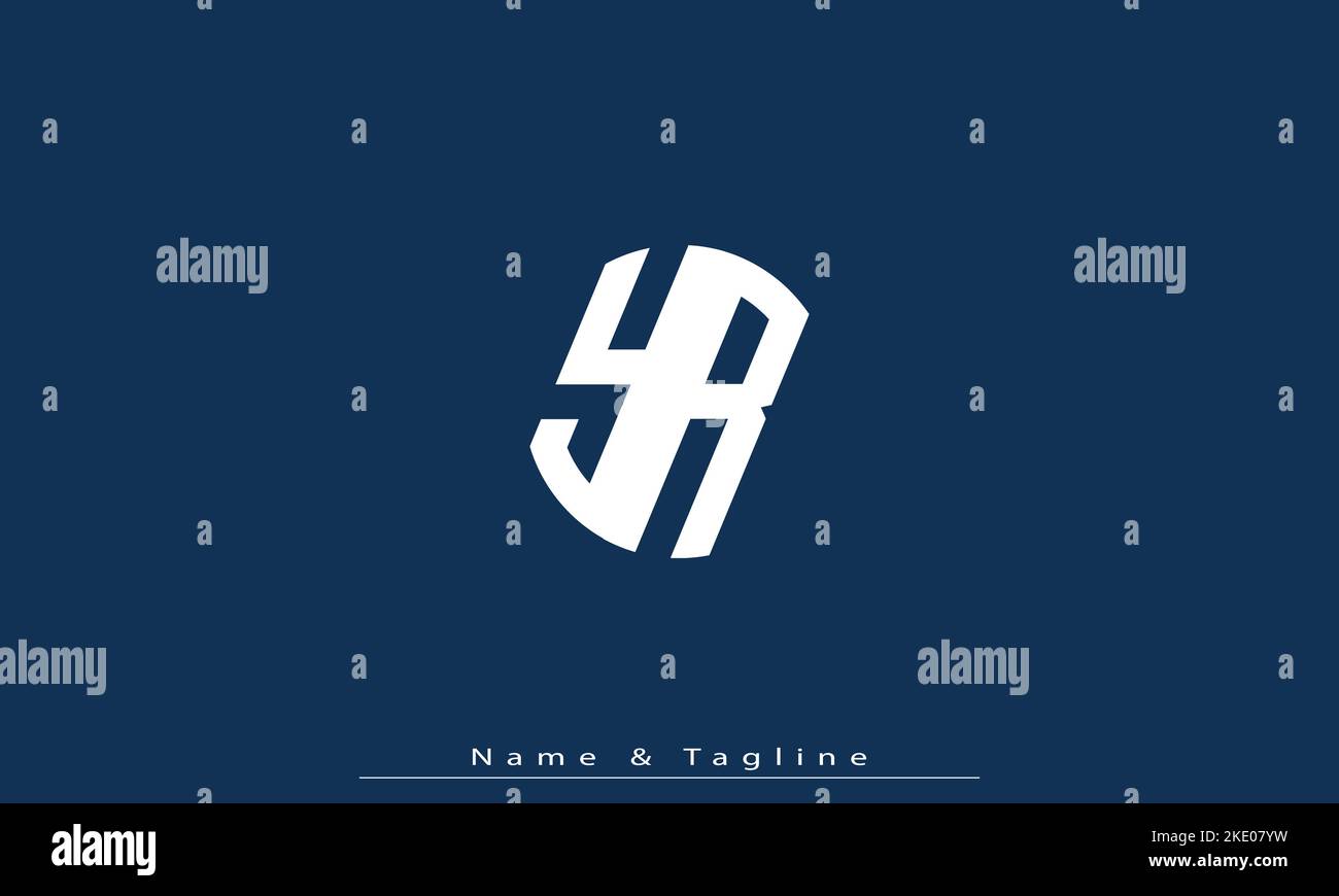 Alphabet letters Initials Monogram logo YR , RY Stock Vector Image ...