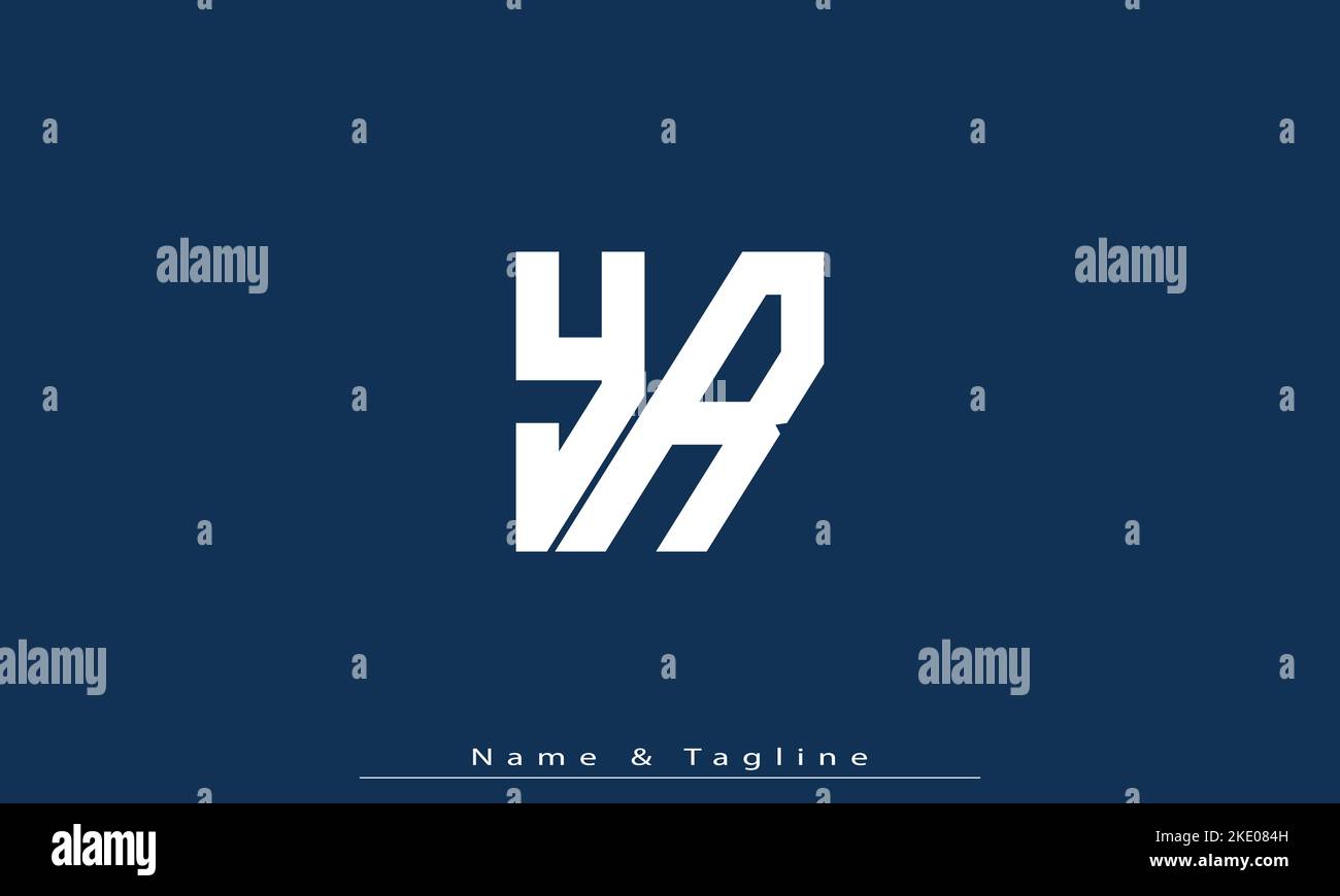 Alphabet letters Initials Monogram logo YR , RY Stock Vector Image ...