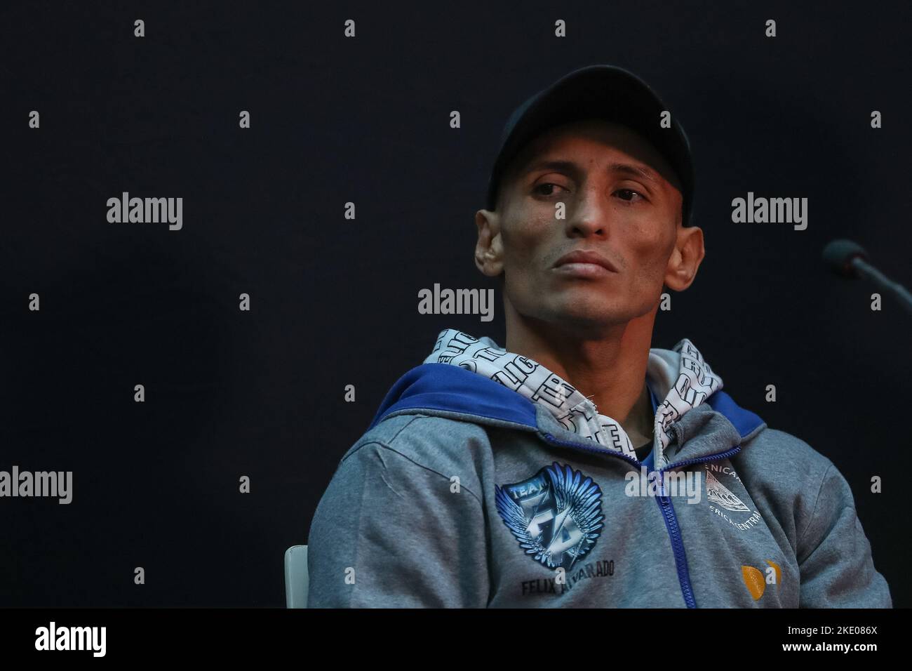 Felix Alvarado during the Sunny Edwards v Felix Alvarado press ...