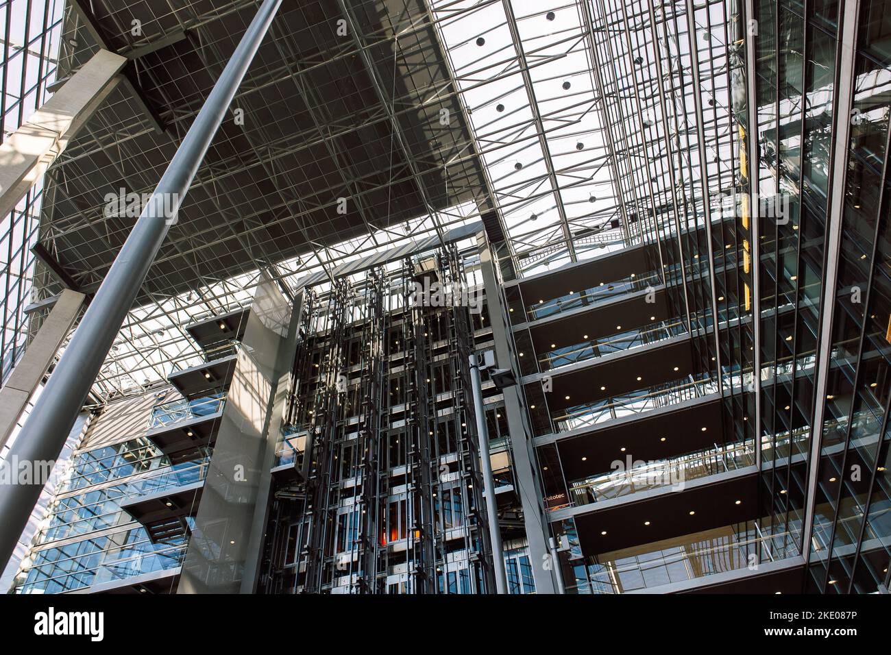 Helsinki, Finland - August 22, 2022: Sanomatalo is business office ...
