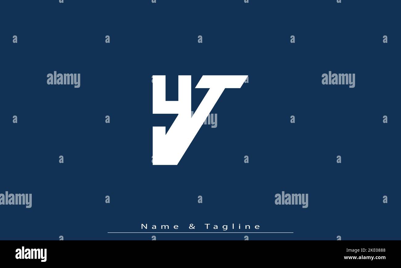 Yt initials logo Stock Vector Images - Alamy