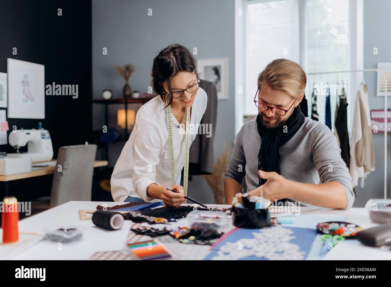 Designing clothing hi-res stock photography and images - Alamy