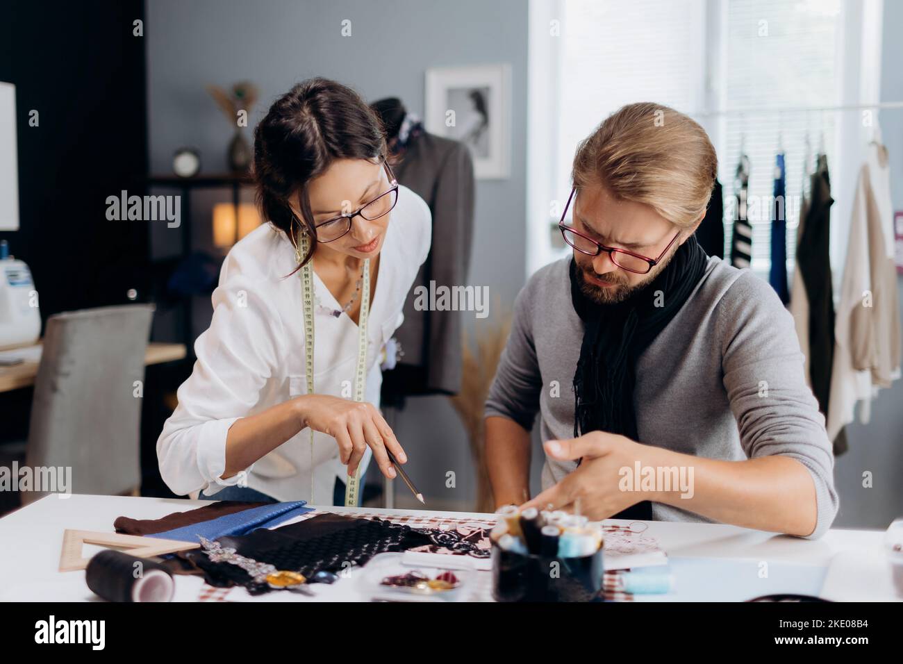 Fashion fabric atelier hi-res stock photography and images - Alamy
