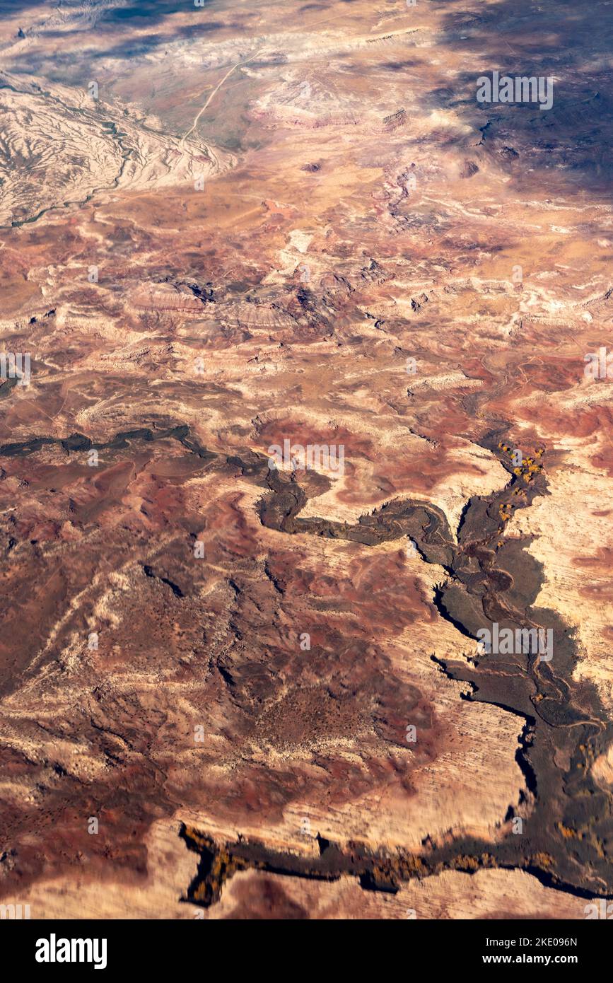 An aerial view of vast landscape in the countryside Stock Photo - Alamy