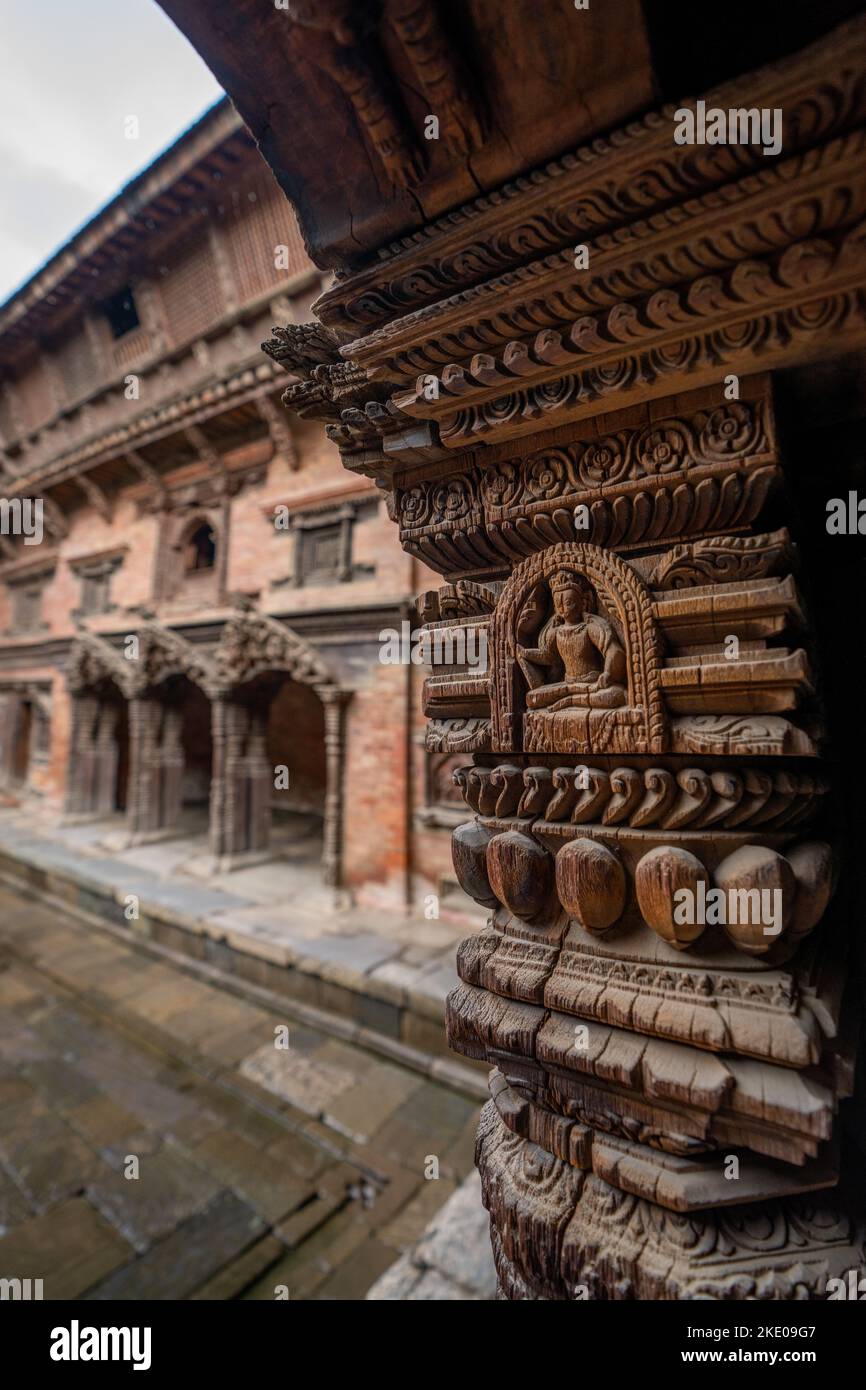 The Patan Royal Palace Complex in Lalitpur, Nepal Stock Photo - Alamy