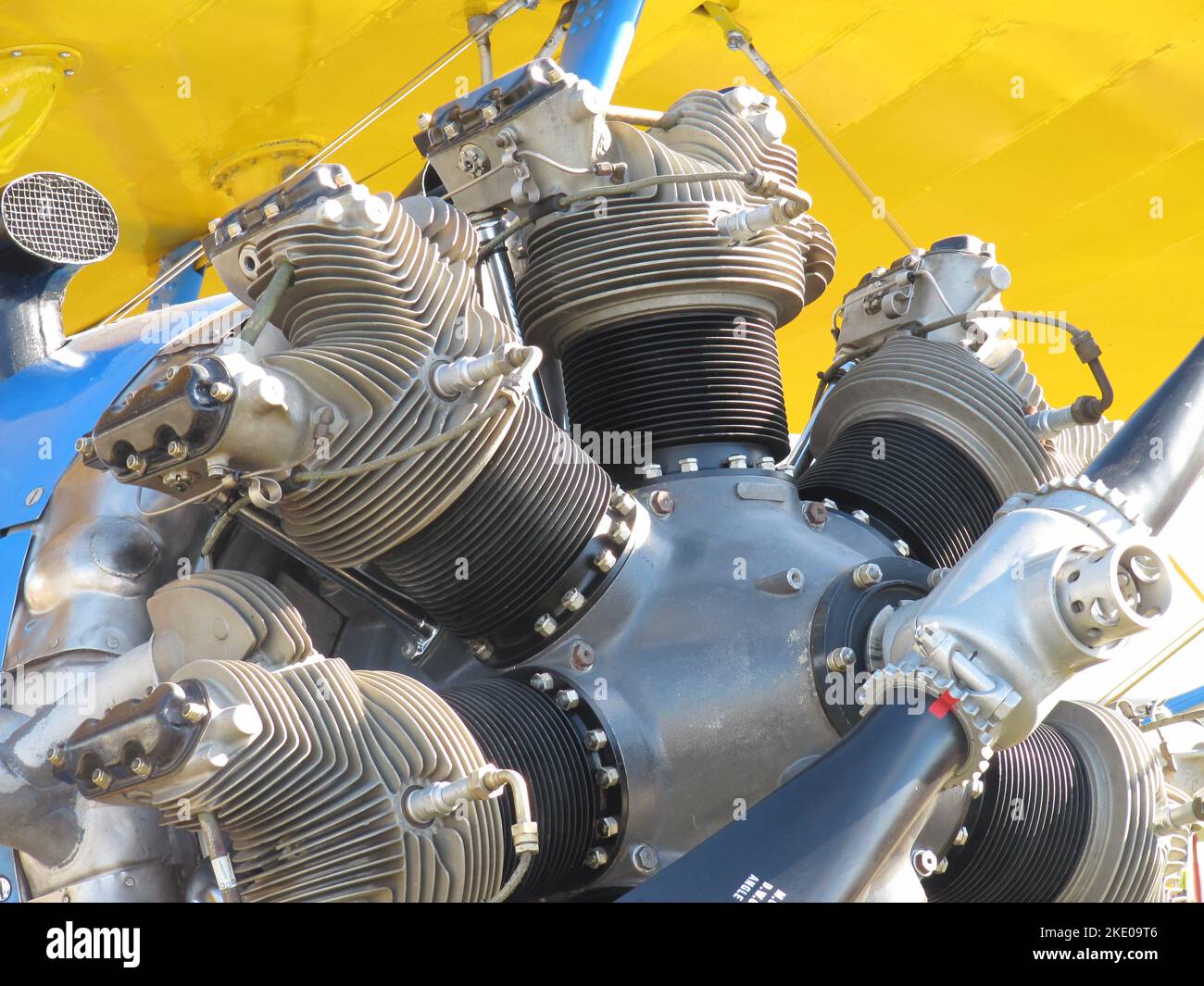 An engine of Boeing Stearman PT-17 Kaydet Stock Photo - Alamy