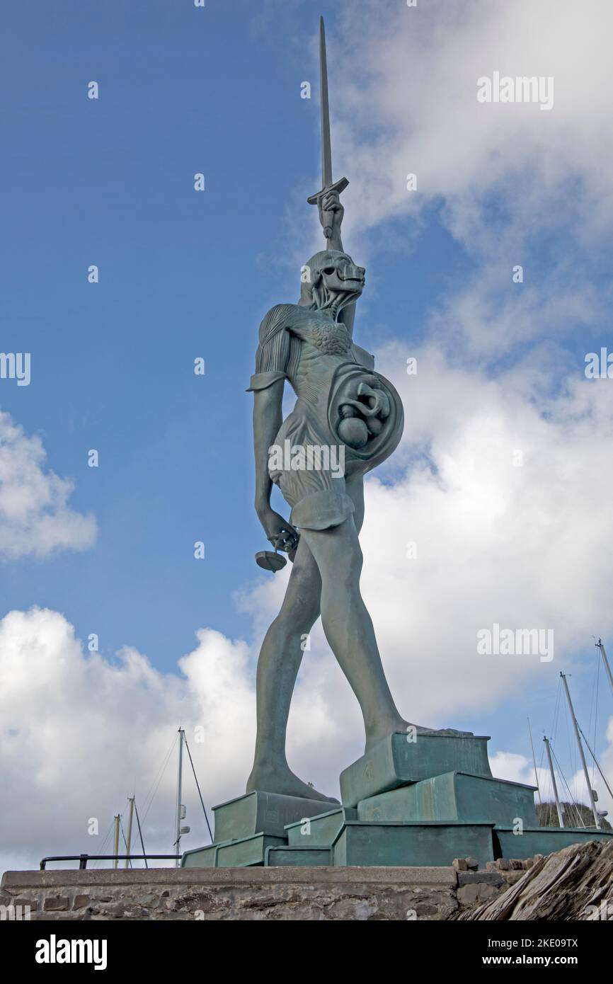 66 foot stainless steel and bronze sculpture named Verity, created by ...