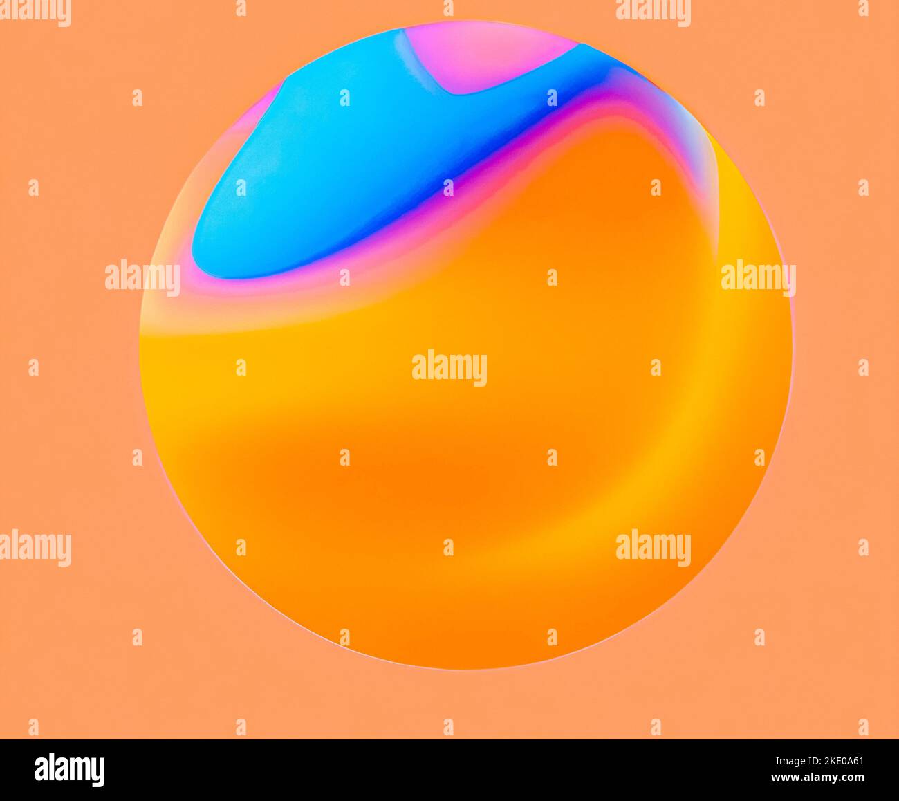 A gradient colorful sphere in style Stock Photo - Alamy