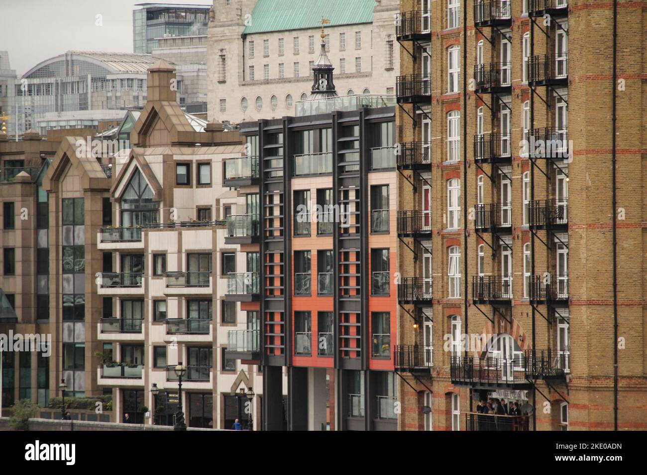 The beautiful old buildings exterior in the downtown of London Stock ...