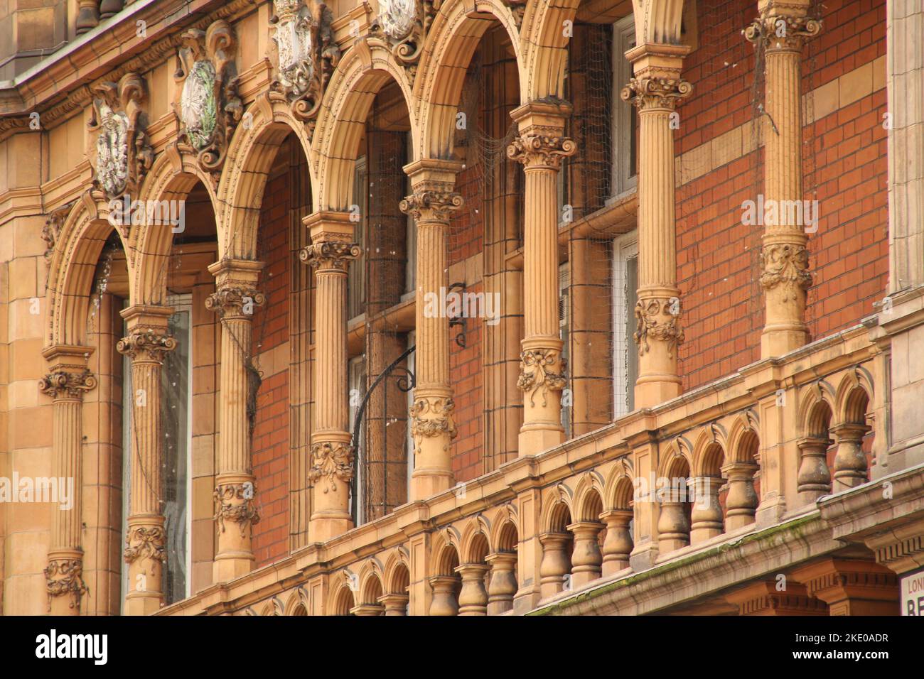 A beautiful old building exterior in the downtown of London Stock Photo ...