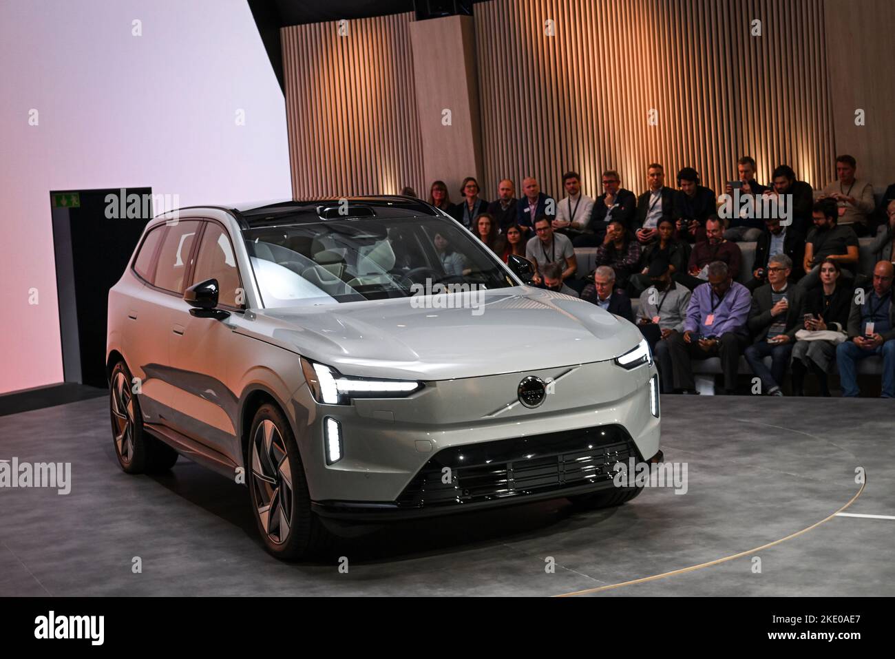 Stockholm, Sweden. 09th Nov, 2022. Volvo Cars Volvo EX90, the company's ...
