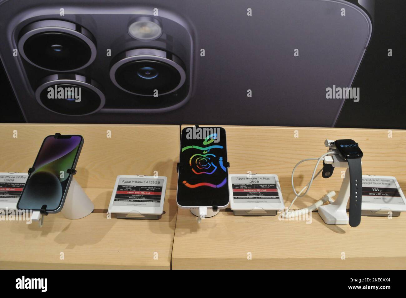 Copenhagen/Denmark/09 November 2022/ All iphone ro models in store for ...