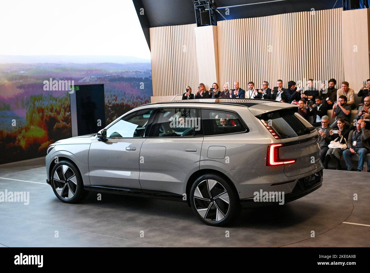 Stockholm, Sweden. 09th Nov, 2022. Volvo Cars Volvo EX90, the company's ...