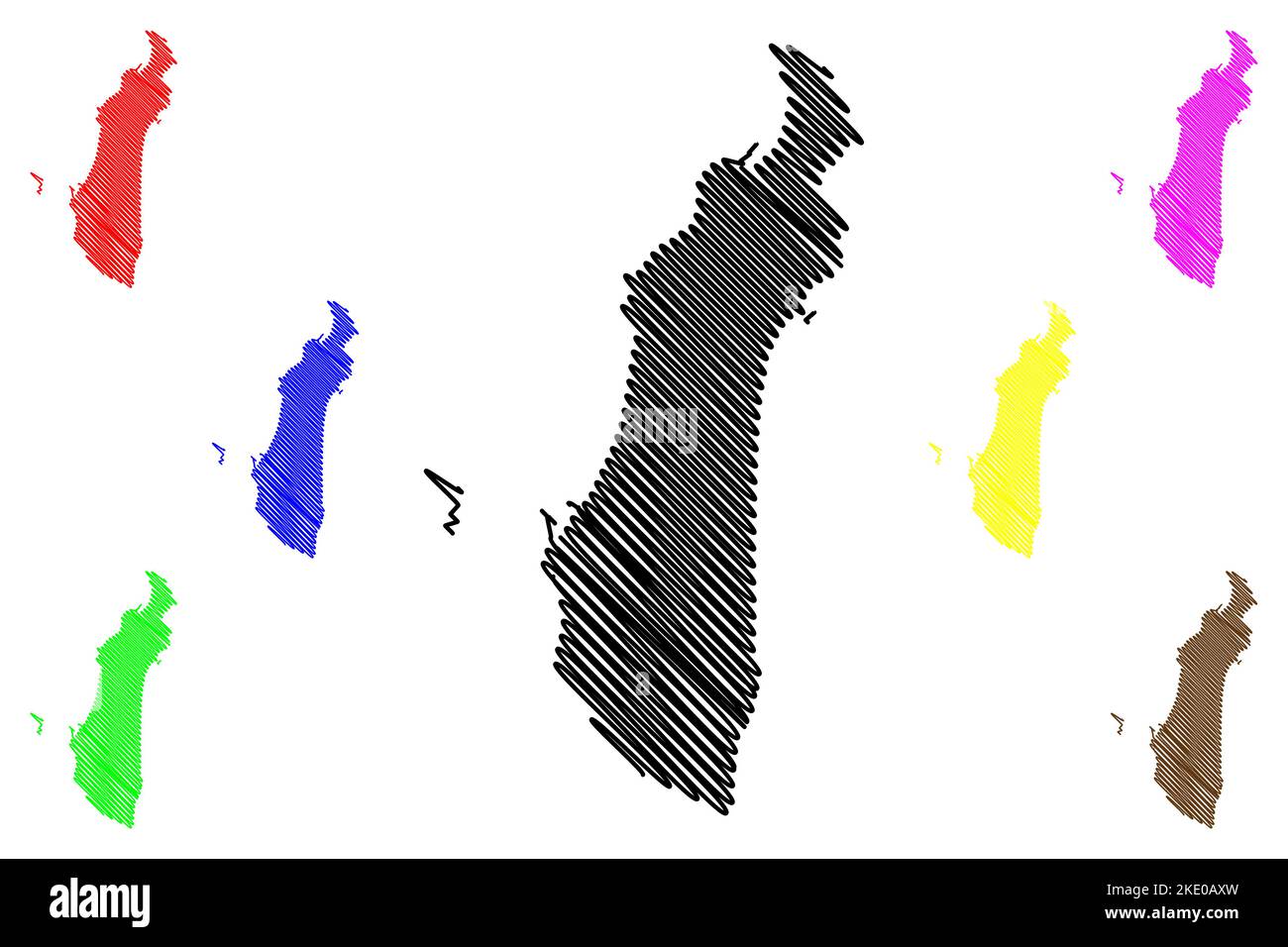 Nii-jima island (Japan, East Asia, Japanese archipelago, Izu Islands ...