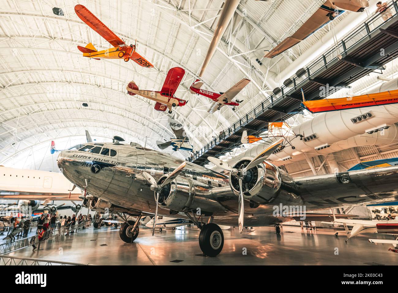 An aircraft on display at the Udvar-Hazy Center, Smithsonian Air ...
