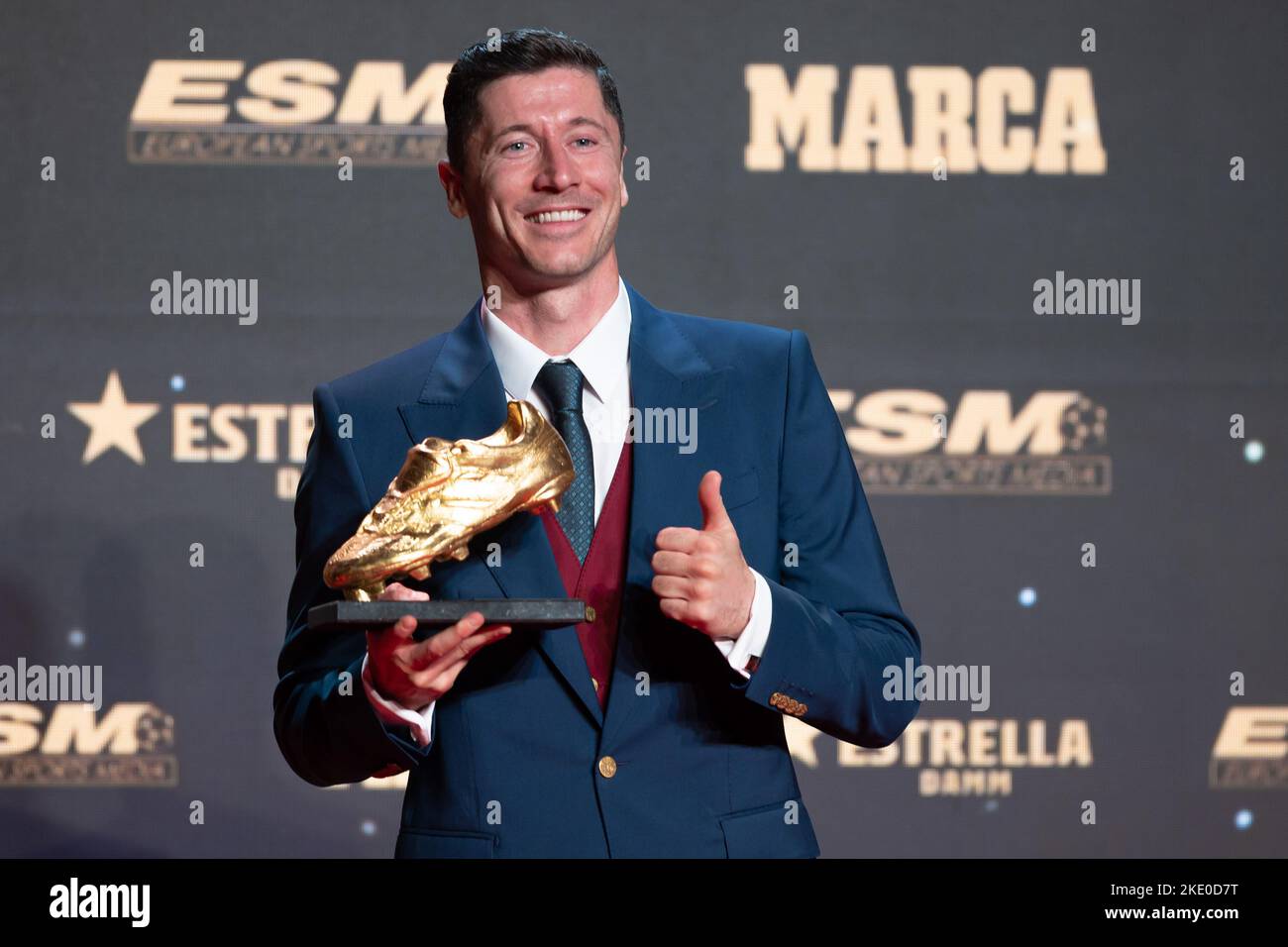 Barcelona, Spain. 09th Nov, 2022. Robert Lewandowski of FC Barcelona ...