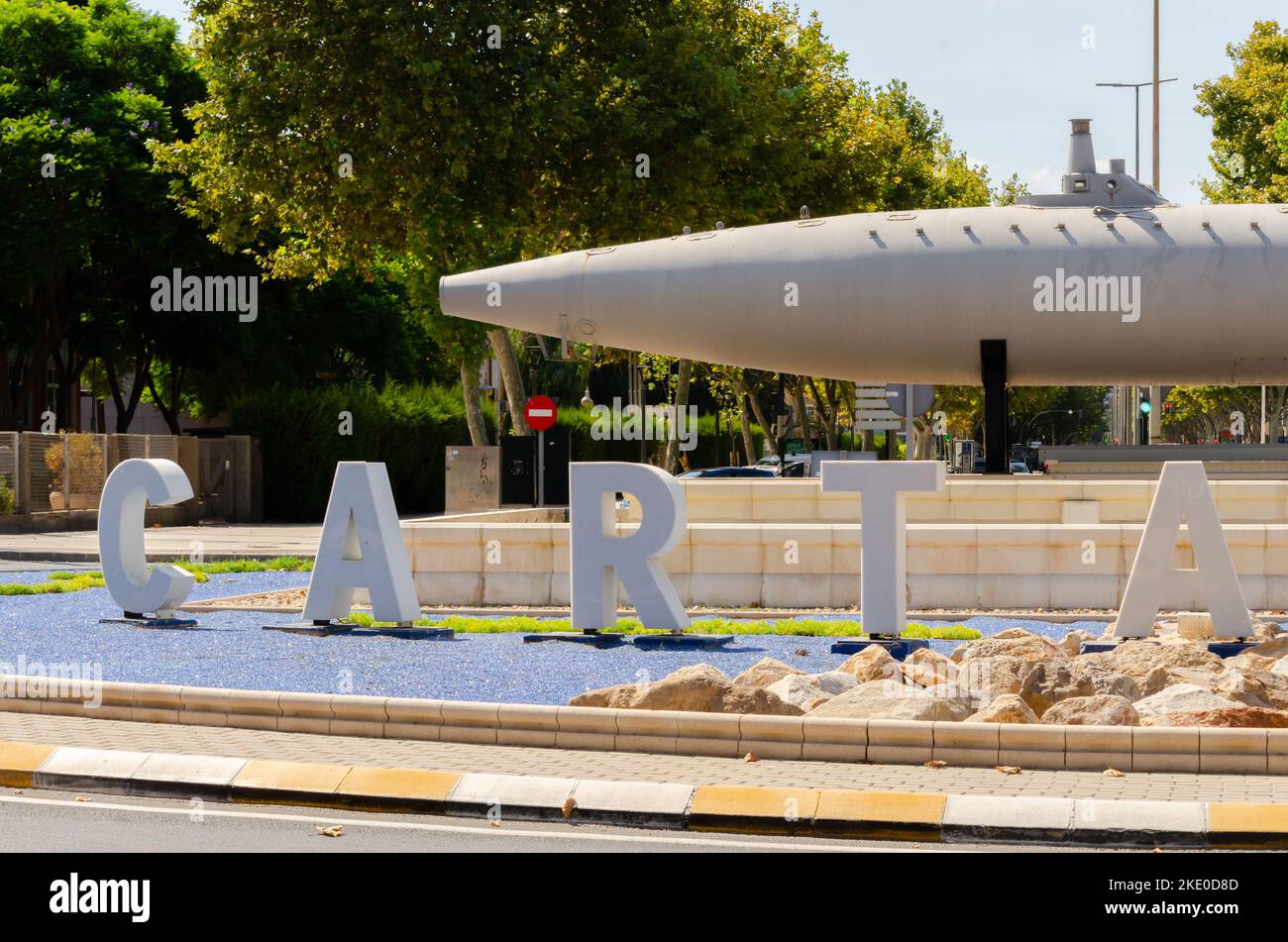 CARTAGENA, SPAIN - 10 SEPTEMBER 2022 Prototype submarine built by Isaac ...