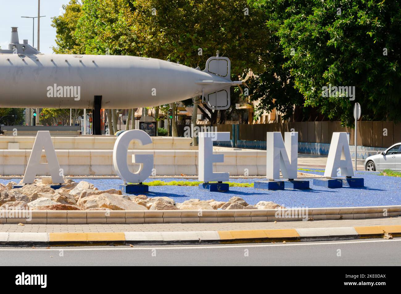 CARTAGENA, SPAIN - 10 SEPTEMBER 2022 Prototype submarine built by Isaac ...