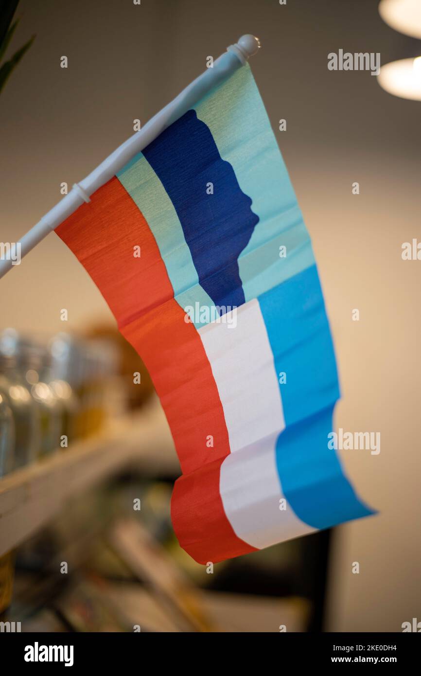 Sabah flag close up color malaysia interior Stock Photo - Alamy