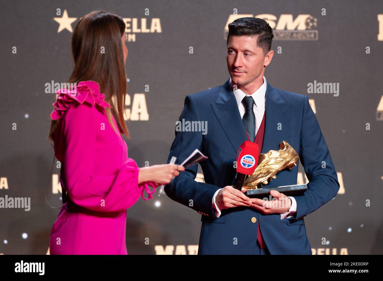 Barcelona, Spain. 09th Nov, 2022. Robert Lewandowski of FC Barcelona ...