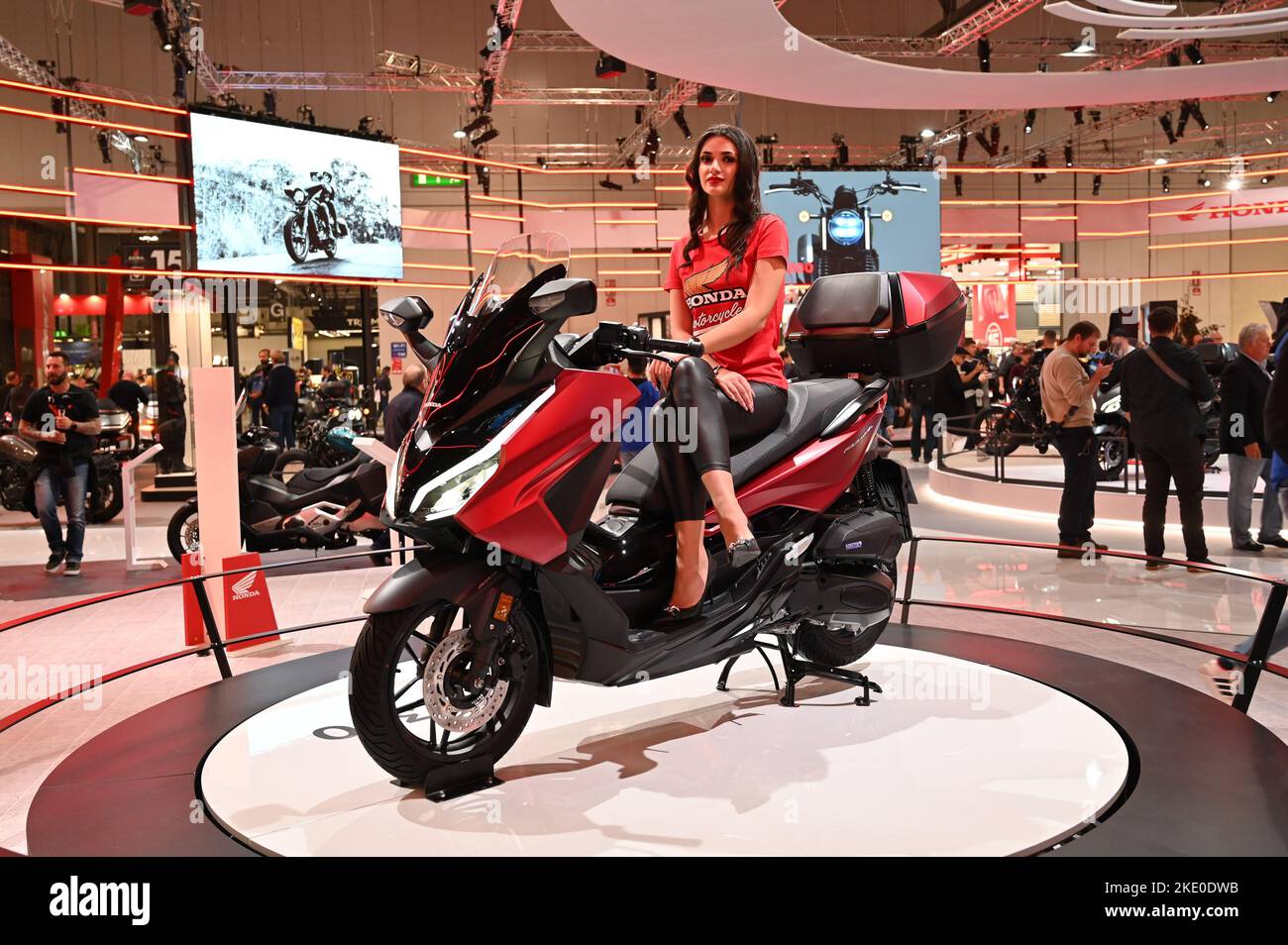 eicma International exhibition of cycle, motorcycle, standhonda scooter ...