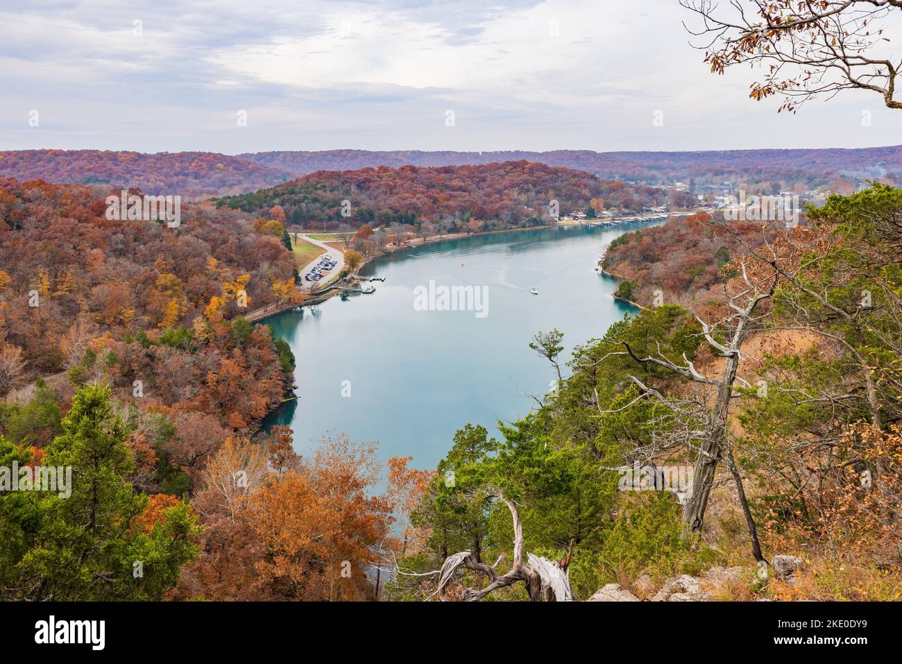 Aerial view of the Lake Ozark at Missouri Stock Photo - Alamy