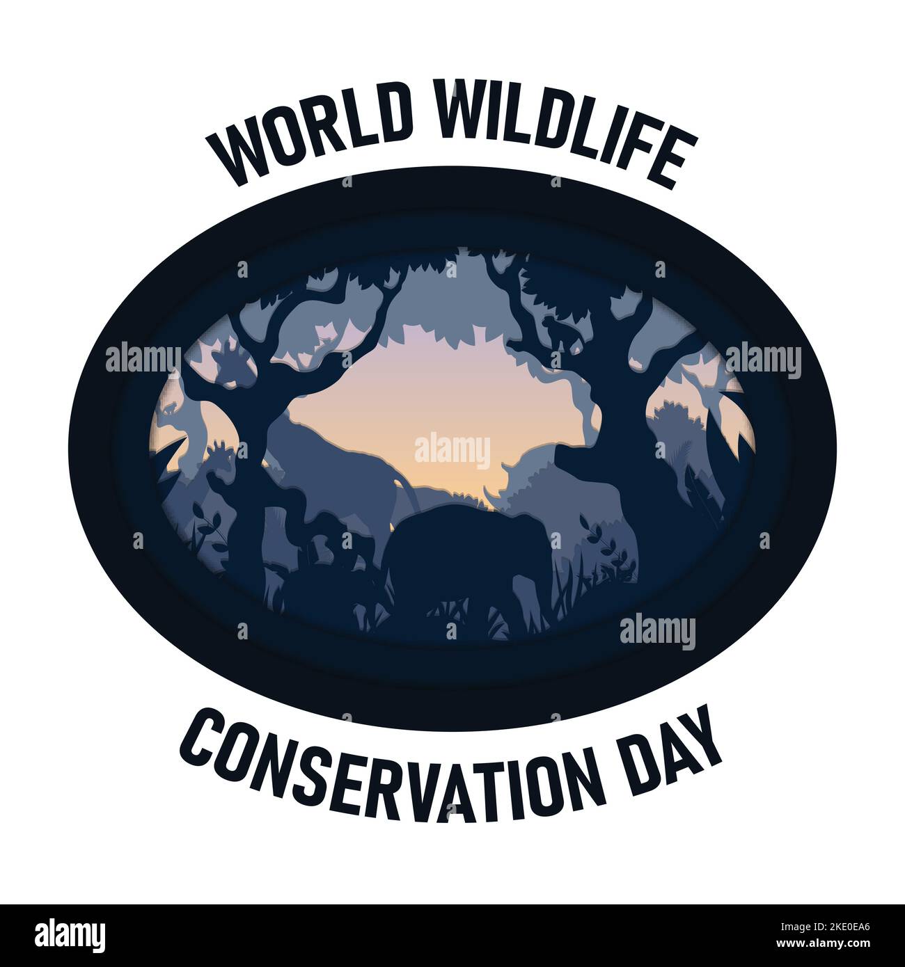 Conservation forest awareness Cut Out Stock Images & Pictures - Alamy