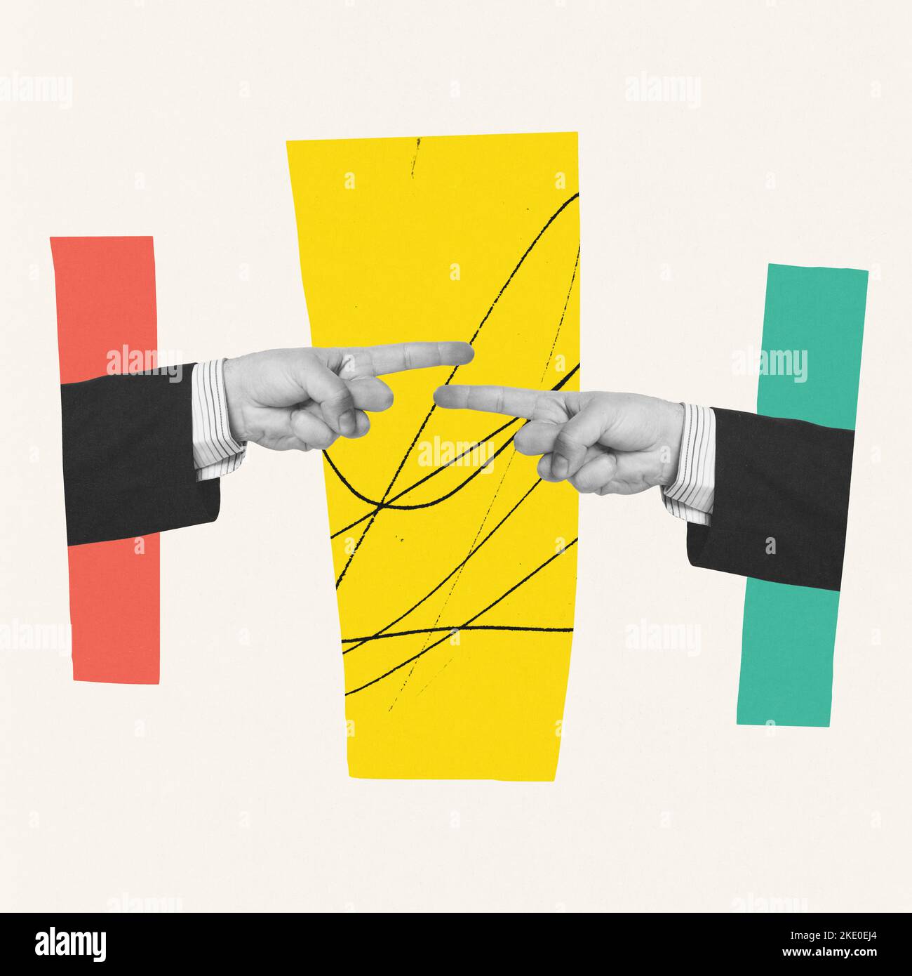 Team meeting arguing each other hi-res stock photography and images - Alamy