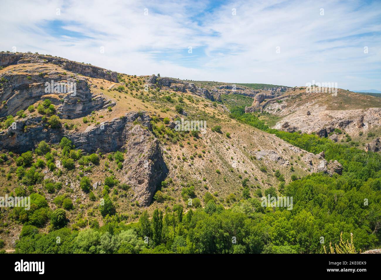 Cañon del rio Dulce Nature Reserve, Pelegrina, Guadalajara province ...
