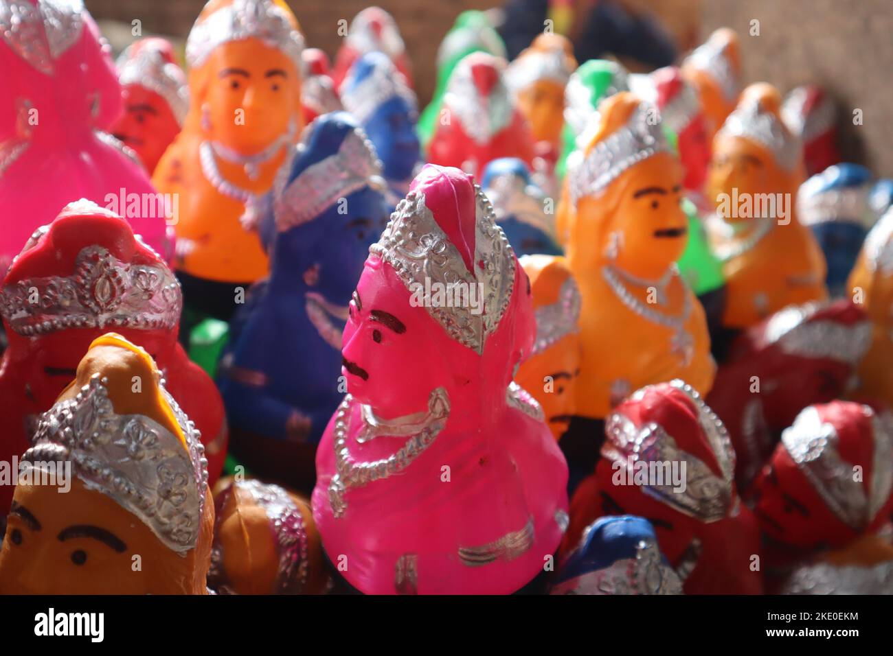 Head shaking dolls are kept for sale at Tanjore Stock Photo - Alamy