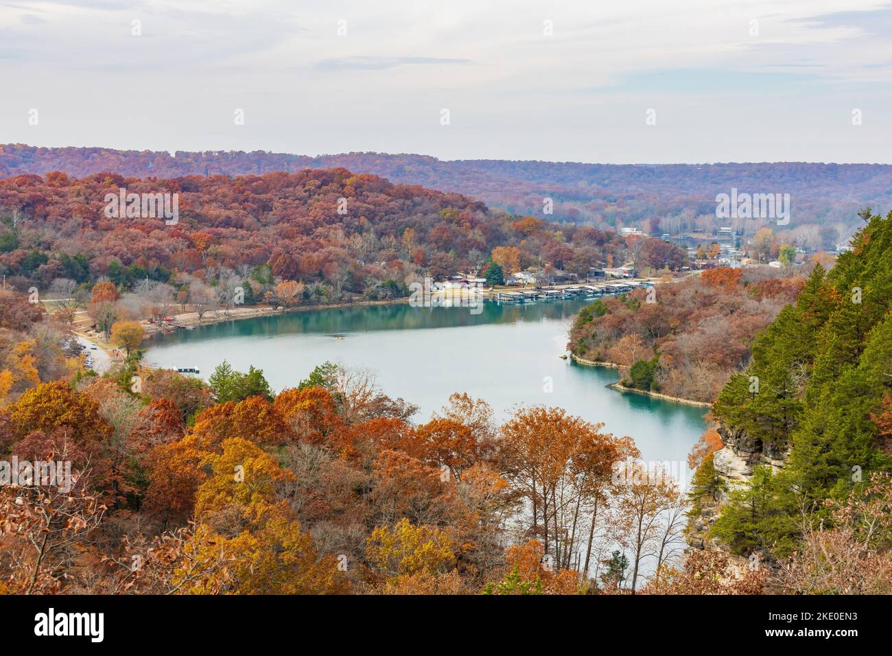 Aerial view of the Lake Ozark at Missouri Stock Photo - Alamy