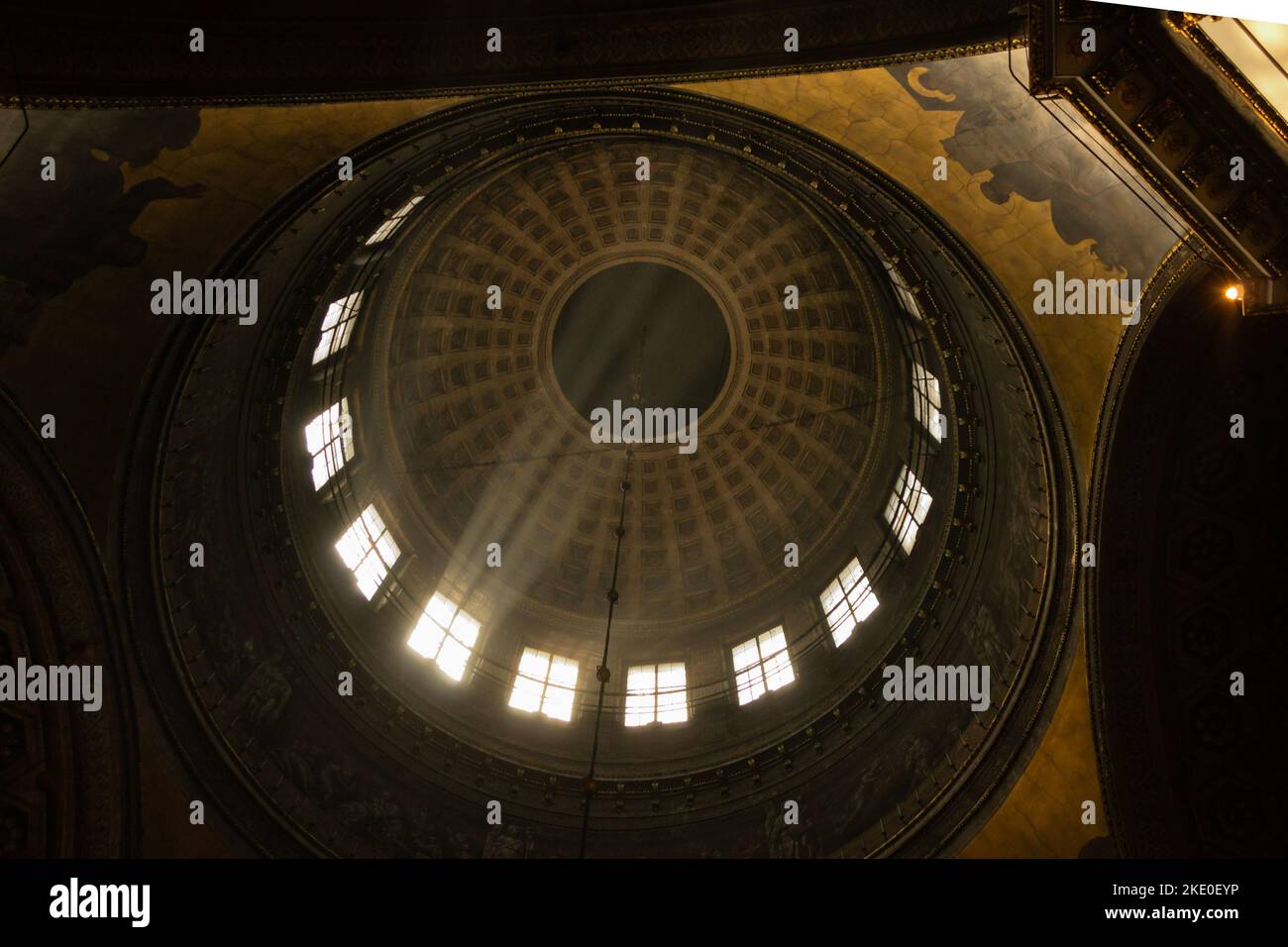 An inside view of the Saint Basil's Cathedral Dome in Moscow, Russia ...