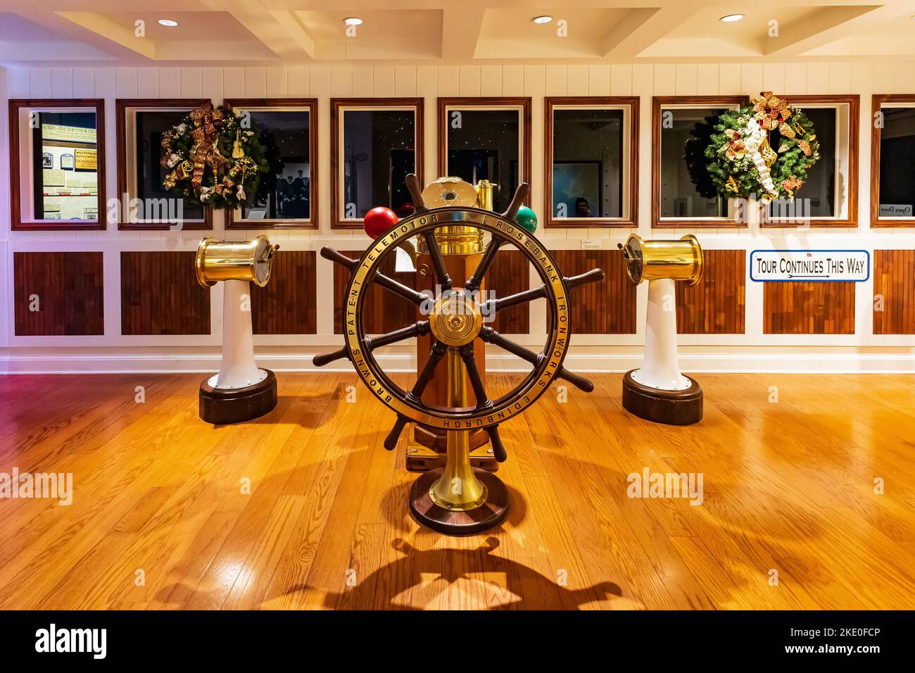 Missouri, OCT 29 2022 - Interior view of the TITANIC Museum Attraction ...